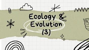 Ecology And Evolution Series Part 2 By Science Not Silence Tpt