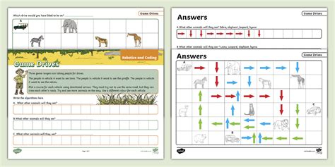 Robotics And Coding Algorithm Game Drives Teacher Made