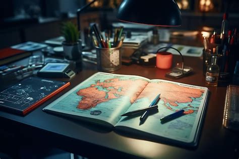 Premium Photo Backdrop Of Study Session With Notebooks Highlighters