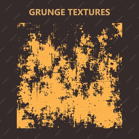 Texturas De Grunge Vectorial Vector Premium