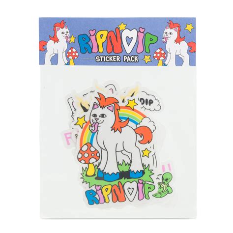 Taste The Rainbow Sticker Pack Multi Ripndip