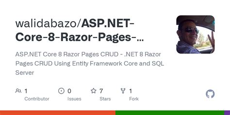 GitHub Walidabazo ASP NET Core 8 Razor Pages CRUD NET 8 Razor Pages CRUD Using Entity