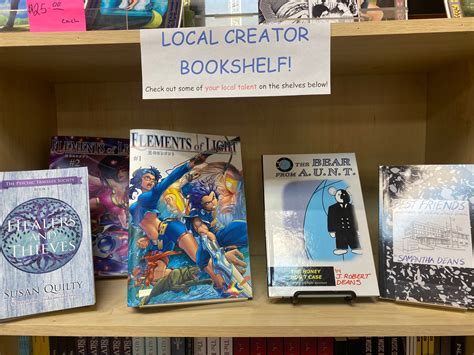 Comic Logic Books And Artwork We Have A Ton Of Local Authors With Books On Our Shelves J