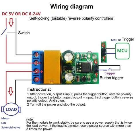Dr55b01 Motor Forwardreverse Controller Self Locking Reverse Polarity