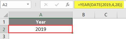 Year Formula In Excel How To Use Year Formula In Excel