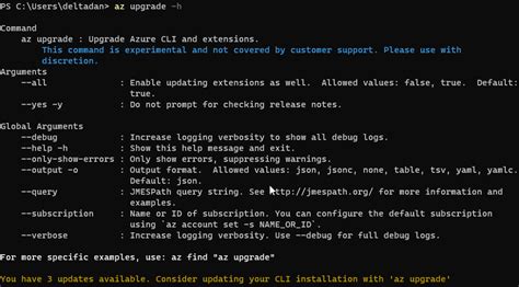 Update Azure Cli From The Command Line Az Upgrade Build5nines