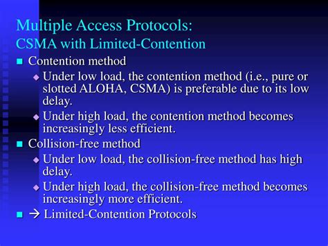 Ppt Chapter 4 The Medium Access Control Sublayer 介质访问子层 Powerpoint