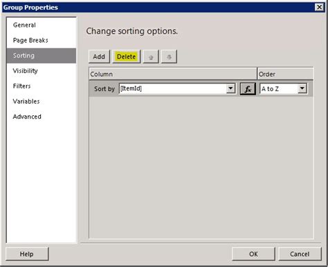 dynamics ax 2012 reporting how to configure order positions to be kept