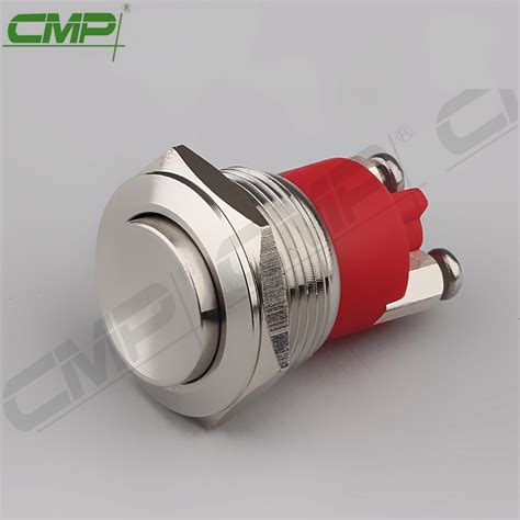 19mm High Waterproof Ip67 Ip68 Momentary Metal Push Button Switch