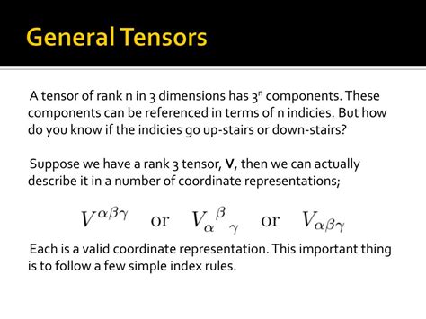PPT A Physicists Introduction To Tensors PowerPoint Presentation Free Download ID