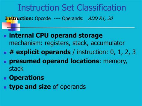 Ppt Lecture 5 Instruction Set Architecture Powerpoint Presentation Free Download Id 5700585