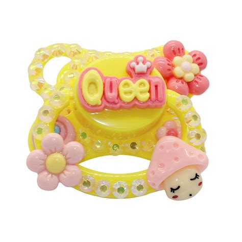 Landofgenie Adult Sized Pacifier Yellow Diy Paci Landofgenie