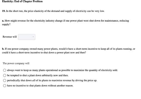 solved elasticity end of chapter problem 19 in the short