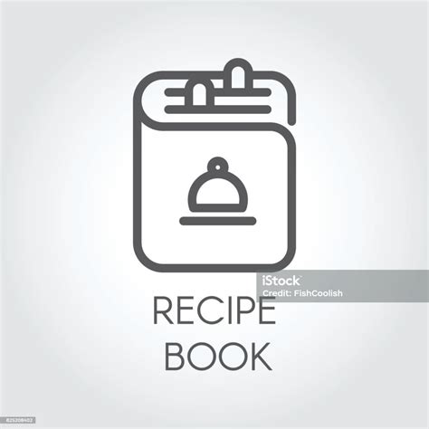 요리 책 개요 디자인에서의 아이콘입니다 다른 요리 프로젝트에 대 한 요리 책 블랙 로고 델리카트슨에 대한 스톡 벡터 아트 및 기타 이미지 델리카트슨 디자인 라벨