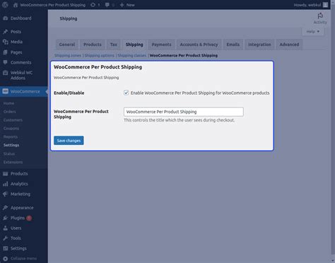 Wordpress Woocommerce Per Product Shipping Plugin By Webkul Codecanyon