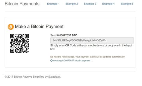 Blockchain Bitcoin Payments PHP Script By Gabisajr Codester