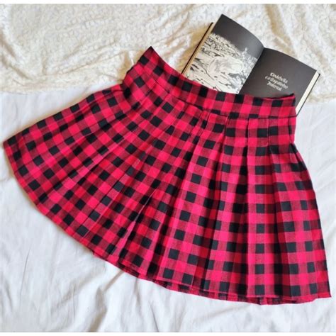 Saia Colegialsaia Xadrez Shopee Brasil