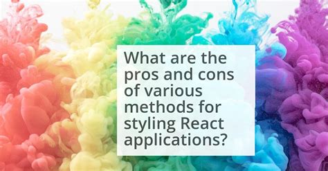 React Jobs On Linkedin How To Style A React Application Different Options Compared