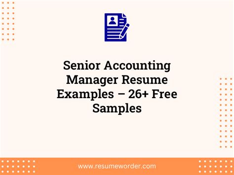 Accounts Assistant Resume Examples 18 Free Samples Resumeworder