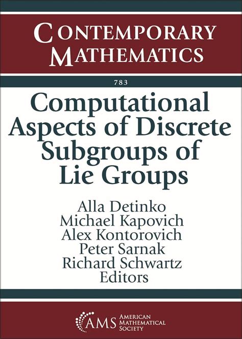 Buy Computational Aspects Of Discrete Subgroups Of Lie Groups Virtual