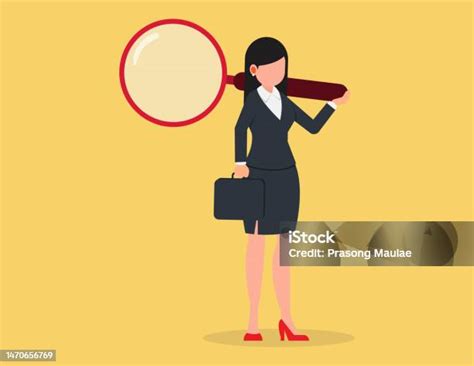 조사 또는 연구 직업 돋보기와 서류 가방을 손에 들고 있는 사업가 돋보기 광학 기기에 대한 스톡 벡터 아트 및 기타 이미지 돋보기 광학 기기 형사 검사 보기 Istock