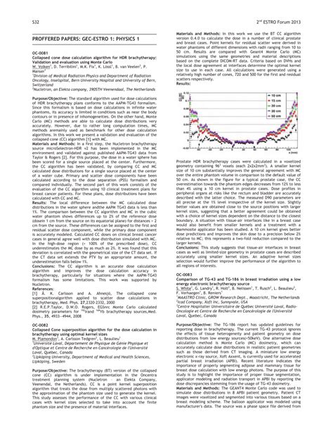 Pdf Oc 0082 Collapsed Cone Superposition Algorithm For The Dose