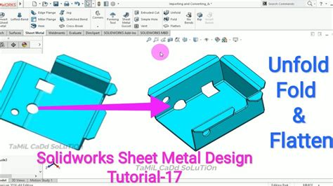 How To Make A Sheet Metal Part In Solidworks At Mary Garcia Blog
