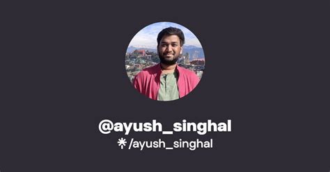 Ayushsinghal Twitter Linktree