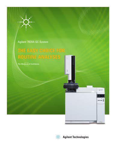 Agilent A GC Brochure Agilent Technologies Life Sciences And