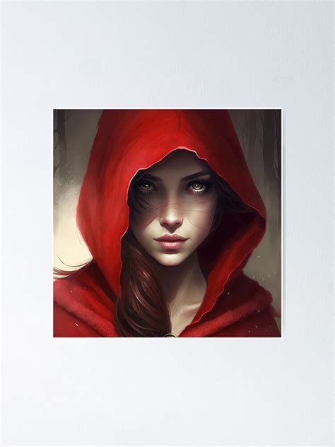 Red Riding Hood Poster For Sale By Soria Moria Redbubble
