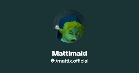 Mattimaid Instagram Tiktok Linktree