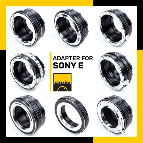 เมาท์แปลง Kandf สำหรับ Sony E Fe Adapter Nex M42 Nikon F Pk