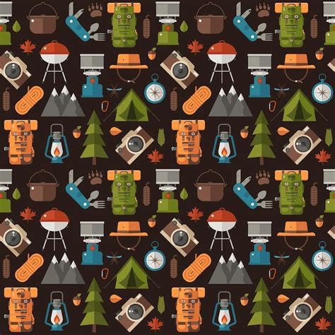 무료로 다운로드 가능한 Camping Background 벡터 And 일러스트 Freepik