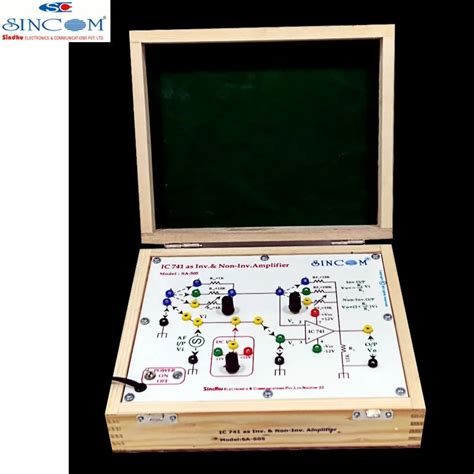 sincom sa 505 inverting non inverting amplifier trainer for laboratory at best price in nagpur