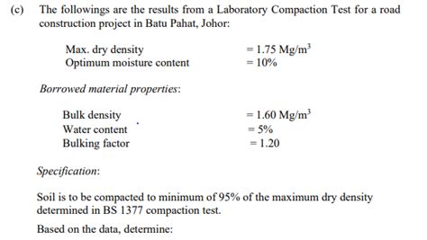 Solved C The Followings Are The Results From A Laboratory Chegg Com