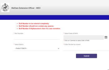 OSSC WEO Answer Key Welfare Extension Officer Sheet PuzzlesHuB