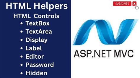html controls html helpers part 1 mvc tamil youtube