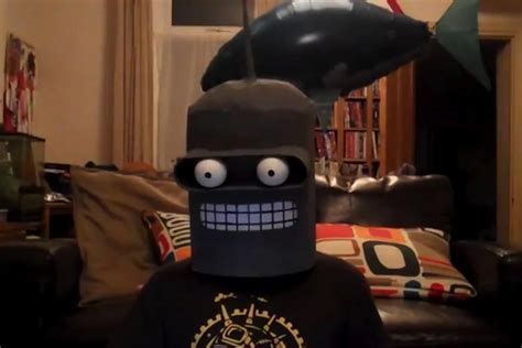 Man Dressed As ‘futurama Character Proposes To Girlfriend In Binary Code