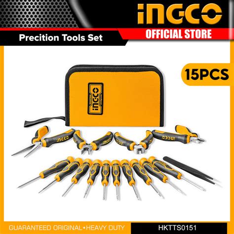 [mall Exclusive] Ingco 15pcs Set Precision Tools Set High Quality