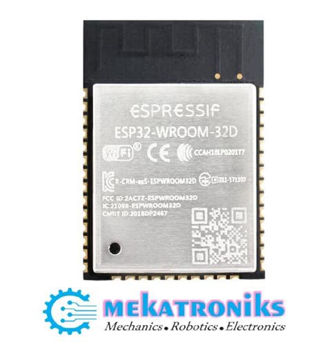 ESP WROOM D Flash Mbit Mbit WiFi And Bluetooth Chip Mekatroniks Com