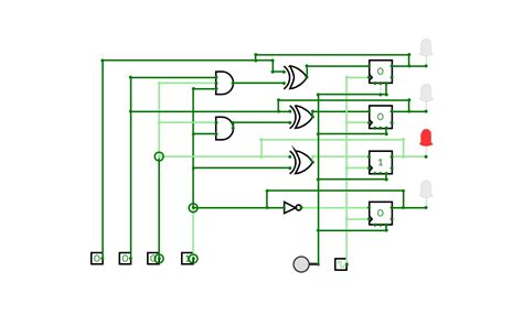 CircuitVerse Mod Sync Counter Using D Flipflop