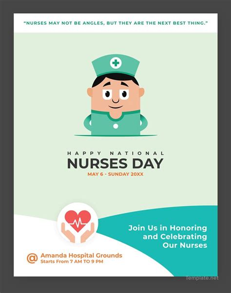 Nurses Week Flyer Templates Parahyena