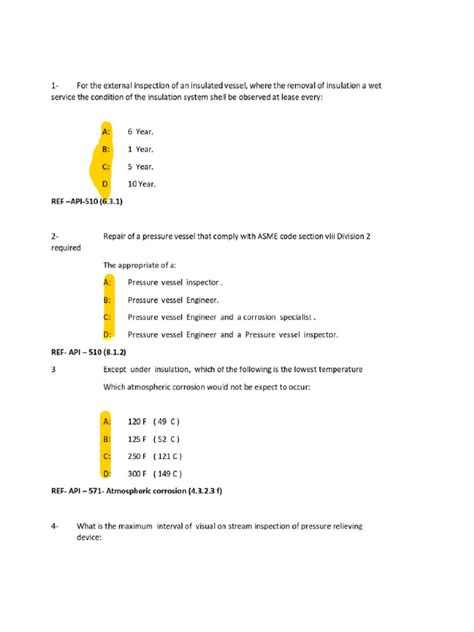 Api 510 Real Question Papers Orginal Pdf
