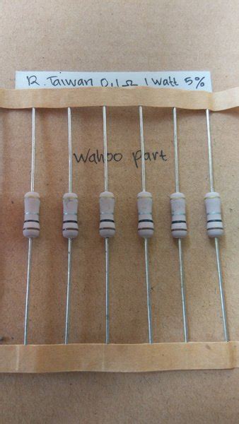 Jual Resistor Taiwan Ohm Watt Di Lapak Wahoo Part Bukalapak