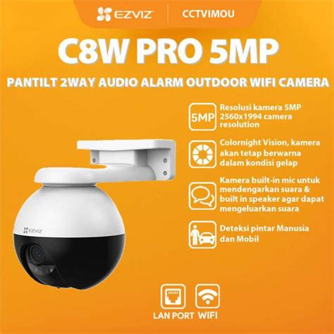 Promo C8w 5mp Pantilt 2way Audio Alarm Outdoor Wifi Camera Diskon 23