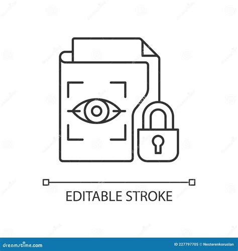 Big Data Linear Icon With Chart Sign Royalty Free Illustration 114670680