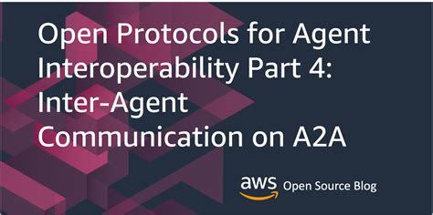 Open Protocols For Agent Interoperability Part 4 Inter Agent