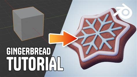 Create A Gingerbread Snowflake Blendernation Bazaar