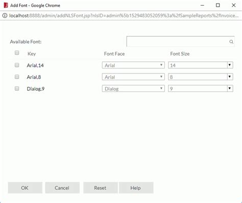 Add Font Logi Analytics