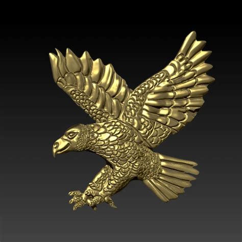 Eagle 3d Pendant Cad Wala